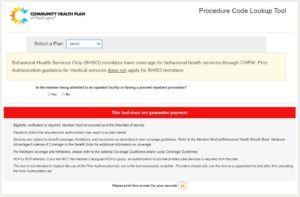 Procedure Code Lookup Tool - Community Health Plan of Washington ...